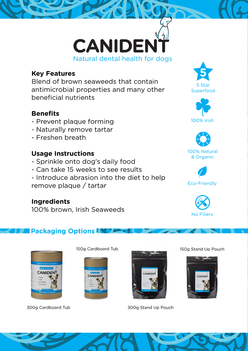 Canident - Clean Dogs Teeth, Fix Bad Breath and Remove Plaque