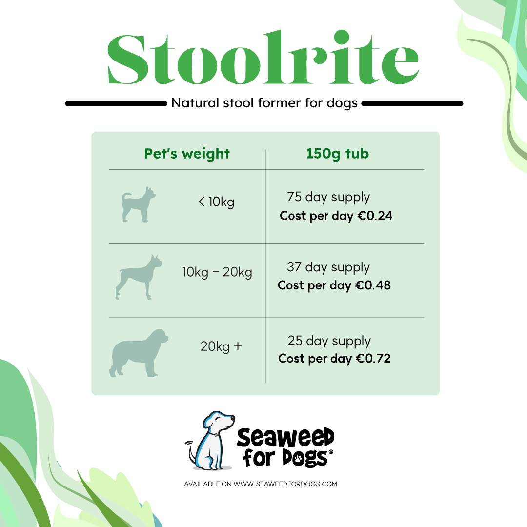 Stoolrite | Natural Stool Former for Dogs | Packed with Natural Fibre